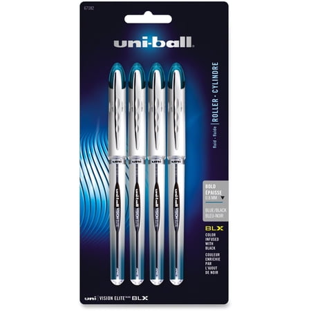 Uni-ball, SAN67182PP, Vision Elite Rollerball Pens, 4 Per Pack – BrickSeek
