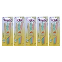 Dorco Tinkle Eyebrow Razor Set, 4 Packs with 3pcs Blades per Pack, Made ...
