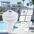 2 Pcak Above Ground Pool Complete Return Outlet Jet Fitting with ...