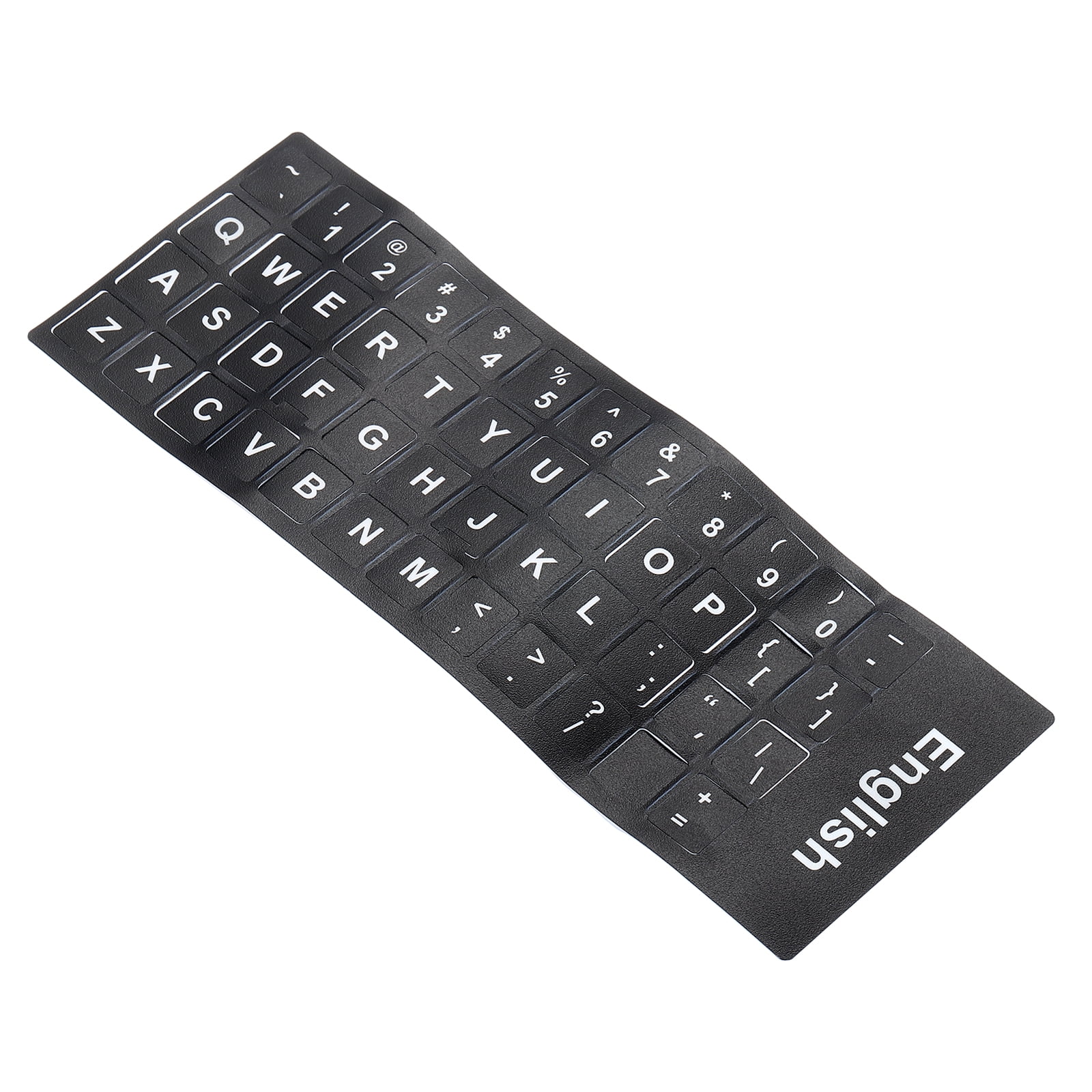 Uxcell English Keyboard Layout Stickers Computer Replacement Covers ...