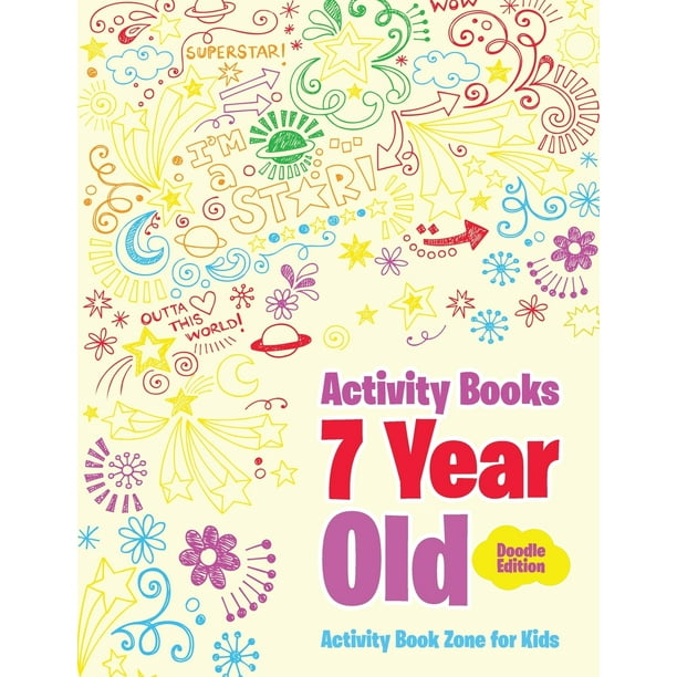 Activity Books 7 Year Old Doodle Edition (Paperback) - Walmart.com ...