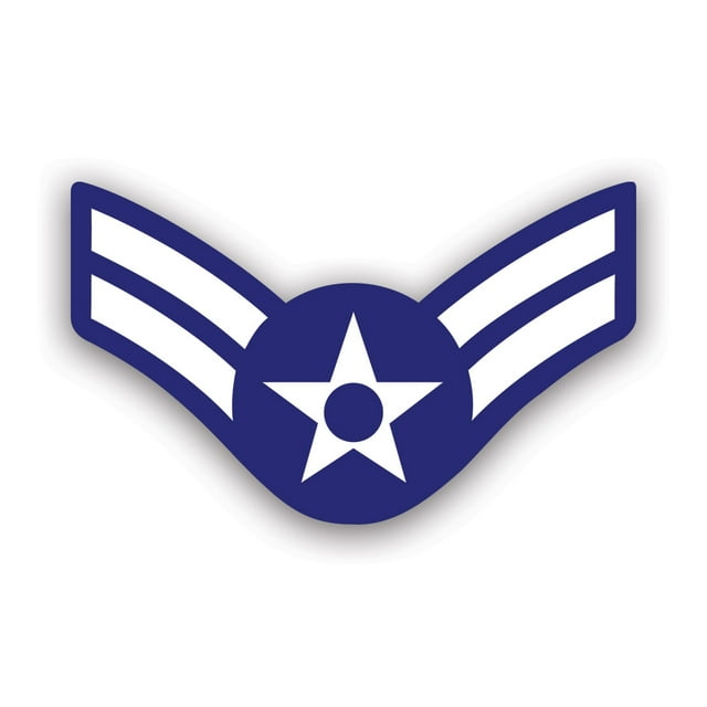 E-3 Airman First Class A1C OR-3 Sticker Decal - Self Adhesive Vinyl ...