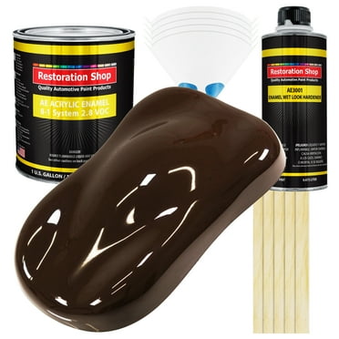 Dakota Brown Quart Kit Low VOC URETHANE BASECOAT Car Auto Body Paint ...