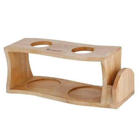 Wood Coffee Dripper Double Stand Pour Over Coffee Stand Drip Holder ...