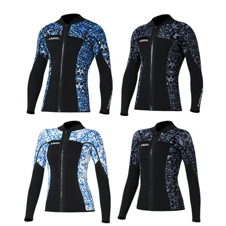 DIVE SAIL 1.5MM Wetsuit Tops Neoprene Keep Warm Wetsuits Jacket Scuba ...