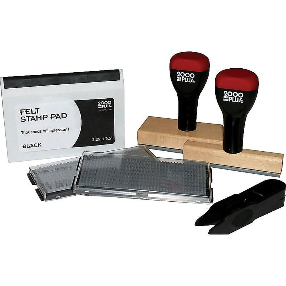 2000 Plus Stamp Set Custom Black Ink (030968) - Walmart.com - Walmart.com