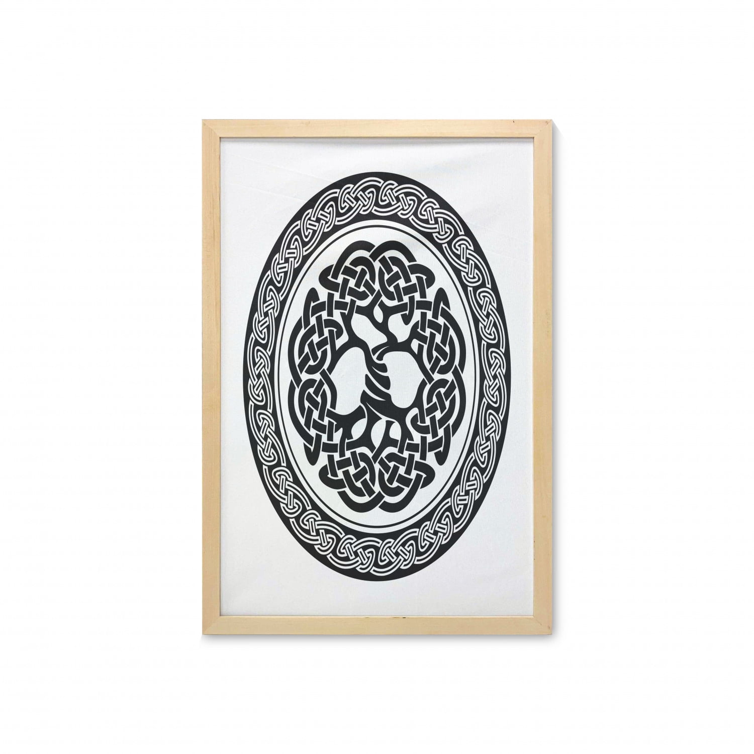 Celtic Wall Art with Frame, Native Celtic Tree of Life Ireland Early ...