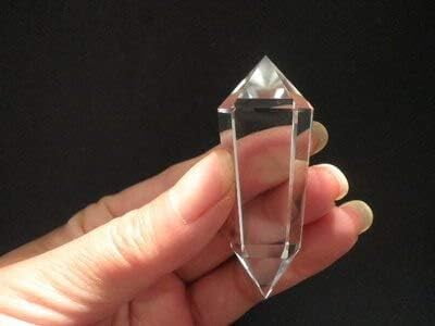 Radiant Water Clear 6 Sided Crystal Point Quartz Vogel Wand Pranic ...