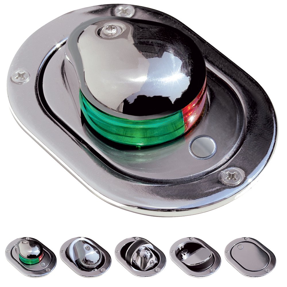 Aqua Signal 24600 Series 24 12V Navigation Light with Tell-Tale ...