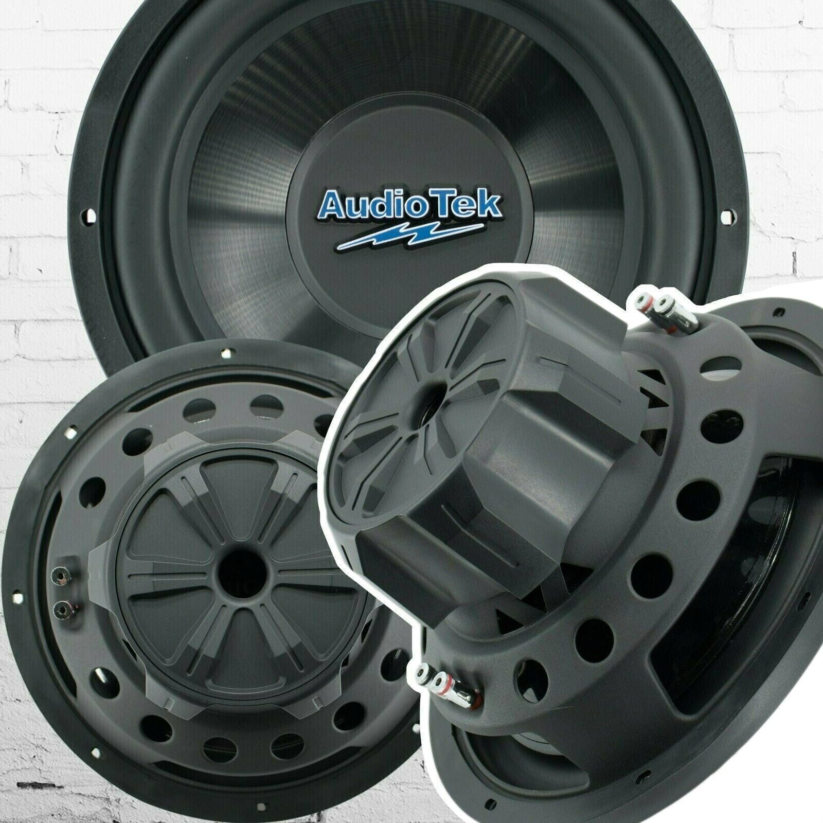 New Audiotek 10 Inch 1400 Watts Car Audio Subwoofer w/ 4 Ohm Power - 1 ...