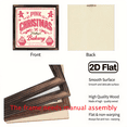 2D Flat, 1pc Vintage Bakery Sign - Pink Christmas Kitchen Decor with ...