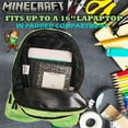 Minecraft Creeper 16'' Laptop School Bag for Boys & Girls, Kids Bookbag ...