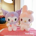 Sanrio Cartoon Kuromi Melody Plush Toy Purple Stuff Standing Doll Girl ...