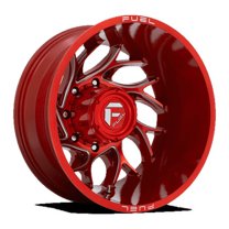 Fuel D754 Reaction 20X9 8X170 20Et 67Cb Candy Red Milled Wheel ...
