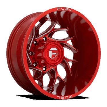 Fuel D754 Reaction 20X9 8X170 20Et 67Cb Candy Red Milled Wheel ...