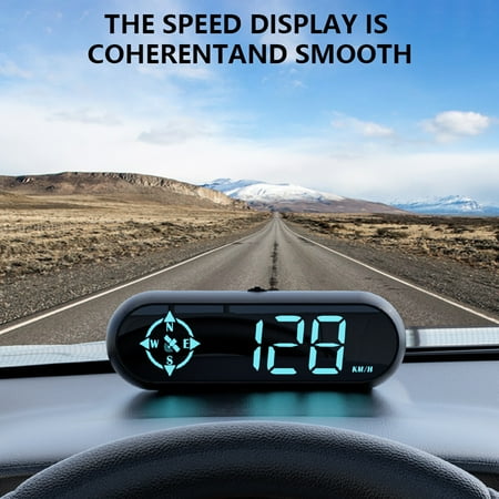 1 Set Digital Speedometer Large Screen Over-speed Alarm Brightness ...