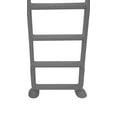 Heavy Duty Resin Above Ground Pool Ladder - Grey, Easy Install 3-Step ...