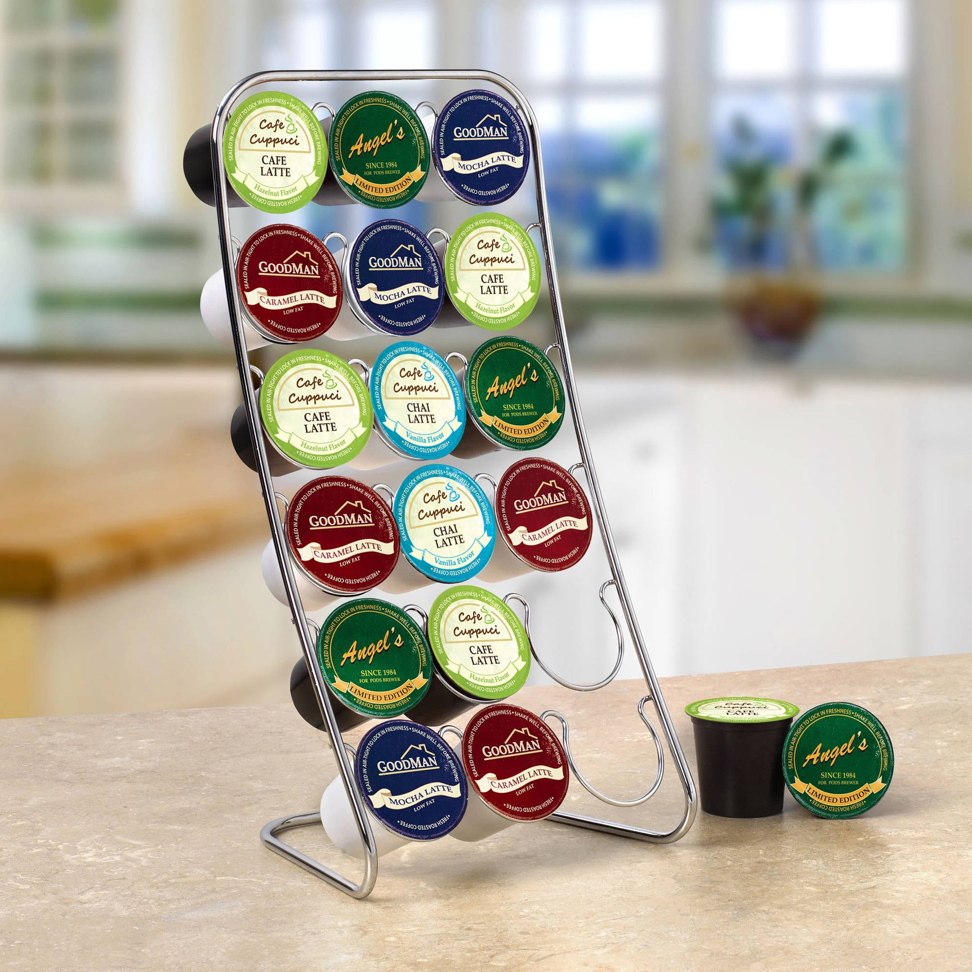Easel Coffee Caddy, Chrome - Walmart.com