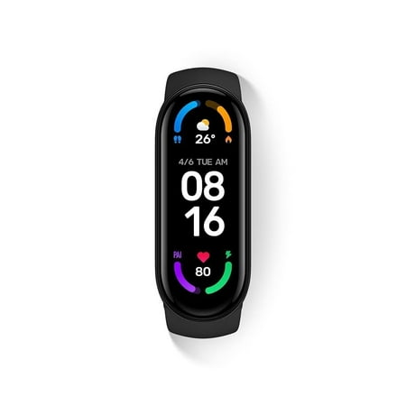 Xiaomi Mi Band 6 Activity Tracker High-Res 1.56" AMOLED Screen, SpO2 ...