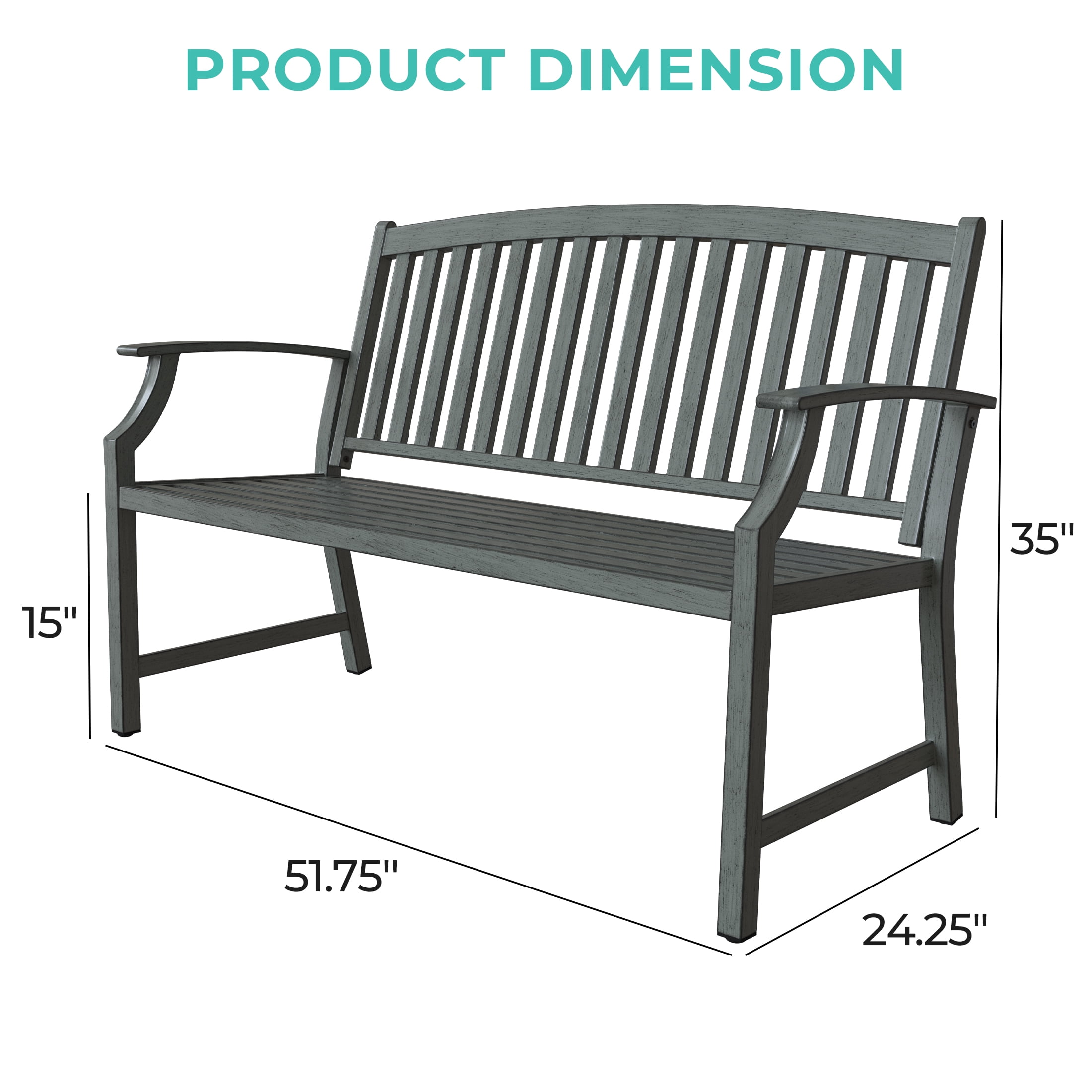 Park Bench Dimensions
