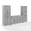 Crosley Furniture Tara 3-Piece Modern Farmhouse Sideboard Buffet ...
