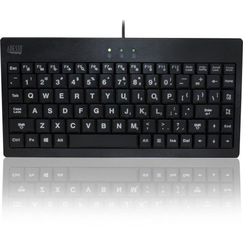 Adesso SlimTouch 110 3-Color Illuminated Mini Keyboard - Walmart.com ...