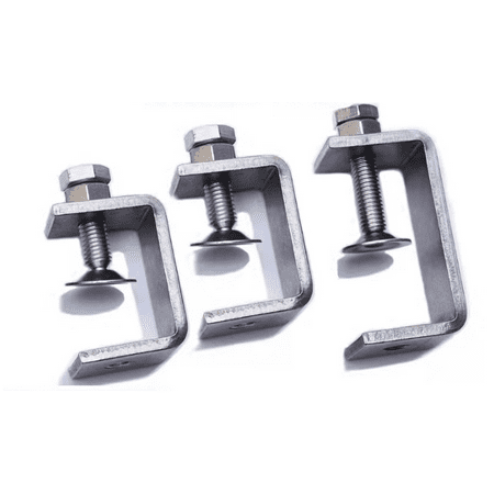 6 C-Clamps, C-Clamp Set, Heavy Duty Beam Clamp, Small Screw Clamps ...