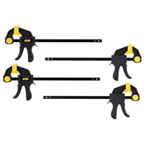 Deli 12-Inch Plastic and Steel Bar Clamps, 4 Pack, Quick-Release ...