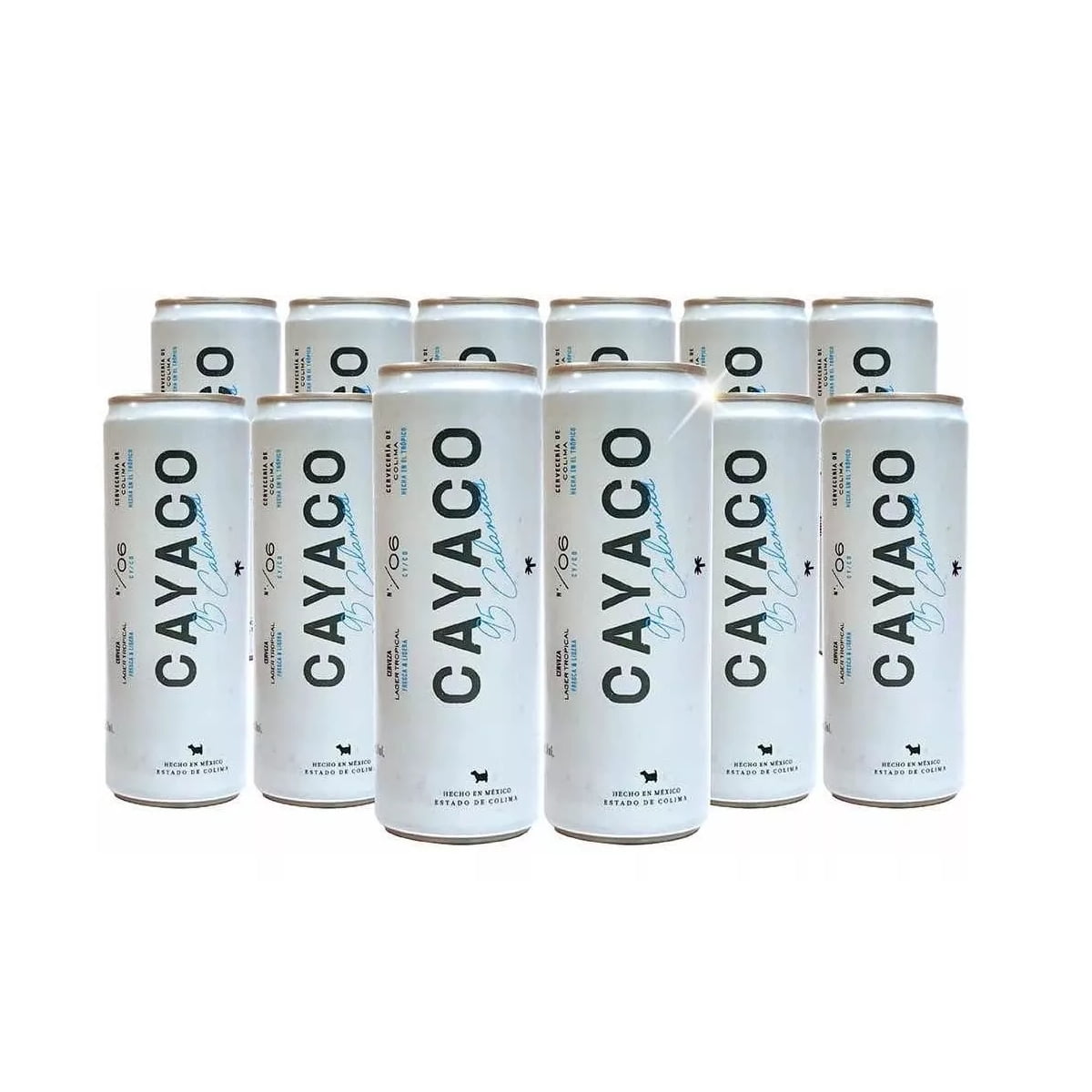 12 Pack Cervezal Cayaco Tropical Lager Lata 355ml C/u | Bodega Aurrera en línea