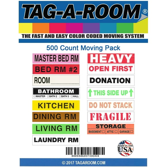 Color Coded Moving Labels