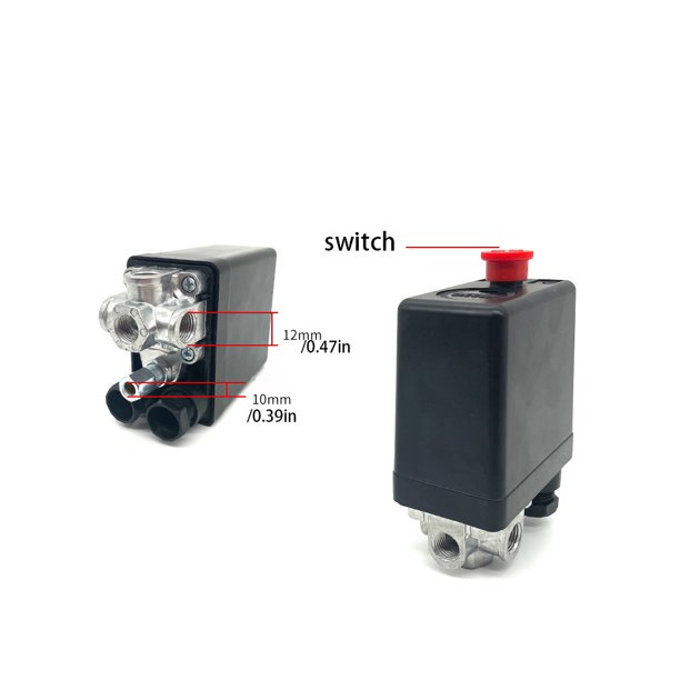 Maytalsory Pressure Switch Handy Installation Air Compressor Four ...