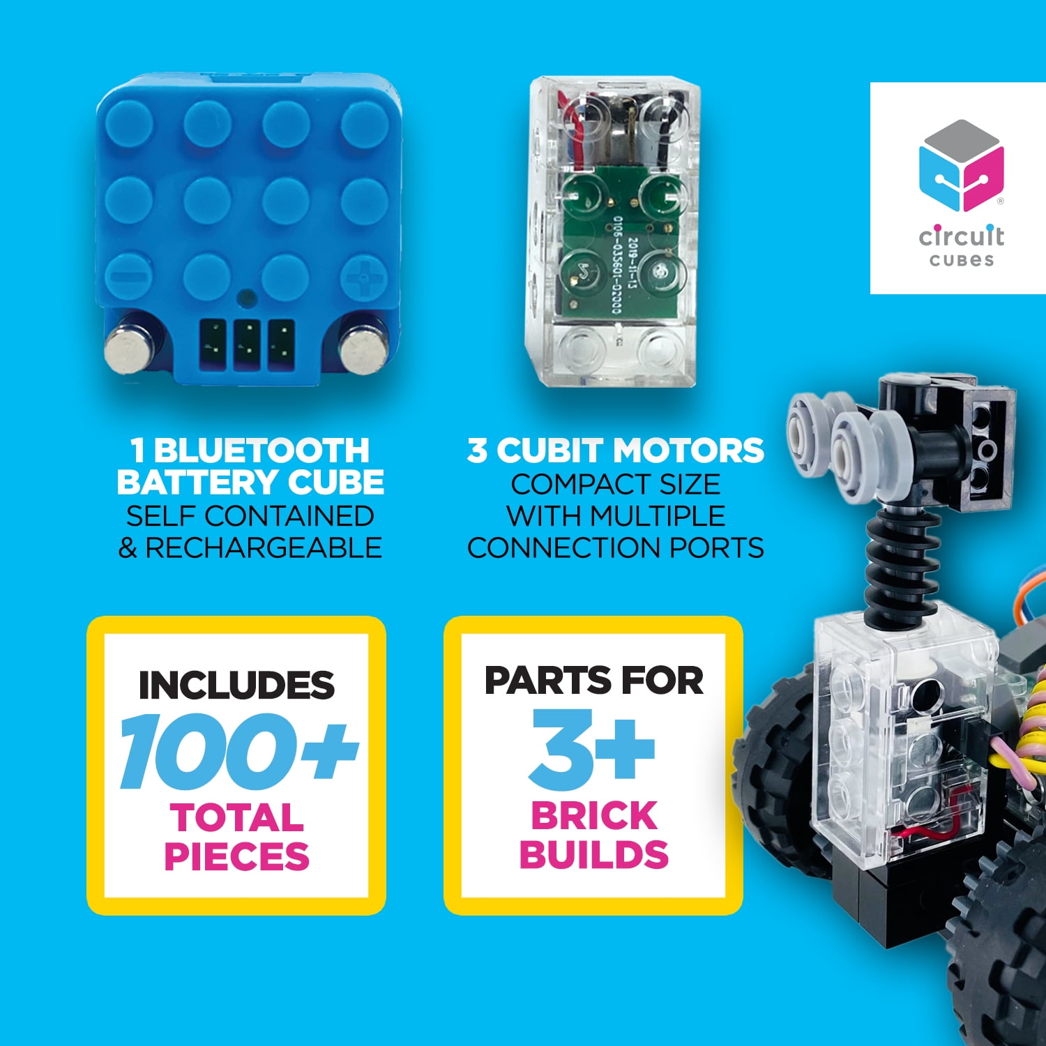 Buy Circuit Cubes Space Rovers Remote Control Robotics STEM Kit Age 8 ...