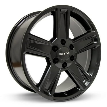 RTX Slate 17x8 6x139.7 ET25 CB106.1 Black Machined Wheel - Walmart.com