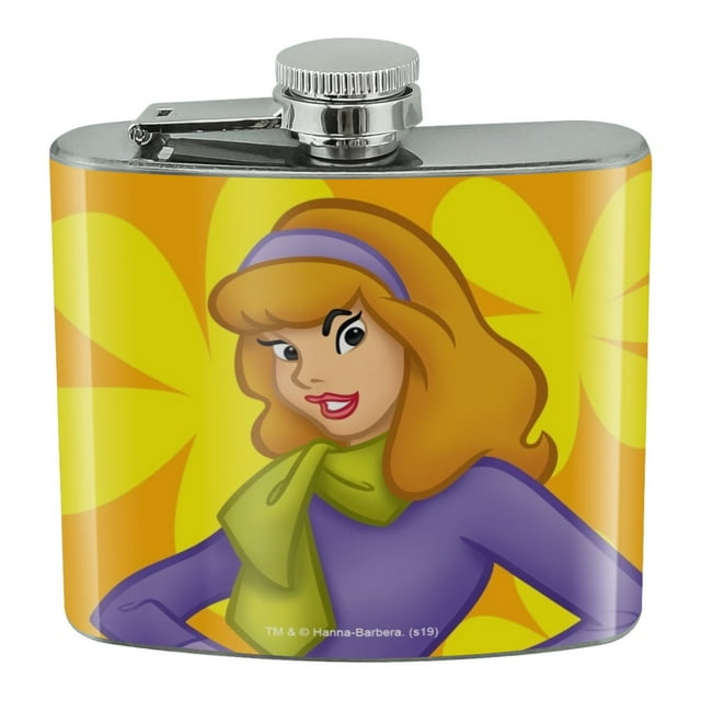 Scooby Doo Daphne Character Stainless Steel 5oz Hip Drink Kidney Flask ...
