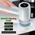 Electric Cleaning Brush with 9 Brush Heads and 2 Speeds, LED Display ...