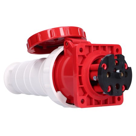 3 Phase 4 Pin Industrial Plug Socket, Power Connector Set 380-415V 63A ...