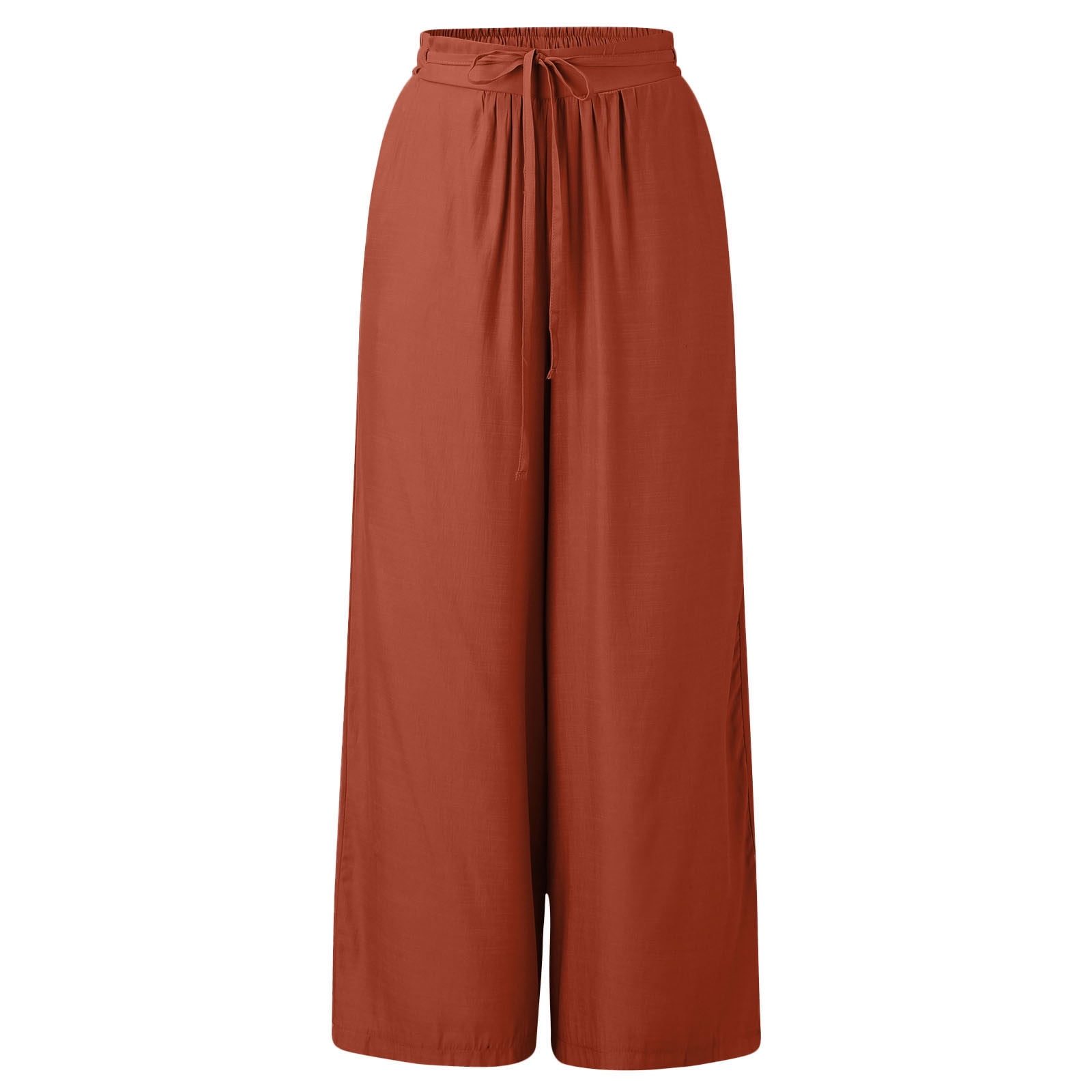 Kalistore Flowy Pantswomens Straight Pants Stretch Slim Skinny Solid Trousers Casual Business