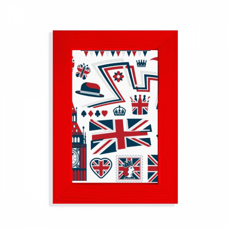 Big Ben Ballon Soldier UK Landmark Picture Display Art Red Photo Frame ...