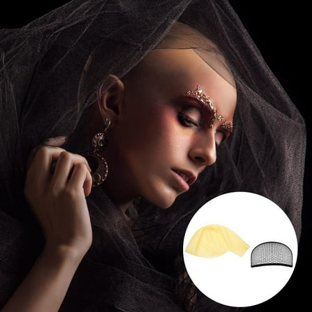 Latex Bald Head Thick Bald Cosplay Hat Fancy Dress Makeup Costume For ...