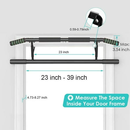 Pull Up Bar Multifunctional Door Pull Up Bar No Screws Doorway ...