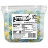 Lemonhead Hard Sour Lemon Candy, 150 Count Tub, Perfect for Sharing ...
