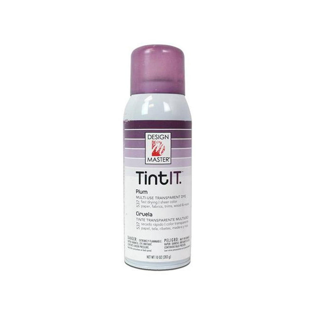 Design Master Tint IT 10 Ounce Transparent Plum Multi-Colored Dye Spray ...