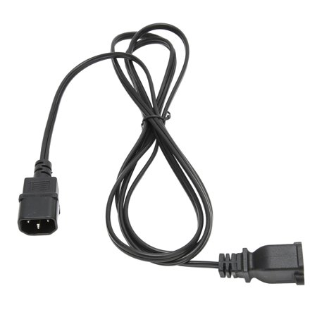 Power Cord, 10A 125V PVC Outer Cover IEC320 C14 To IEC320 C13 Power ...
