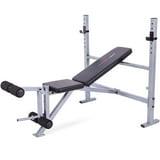 CAP Strength Deluxe Mid-Width Weight Bench with Leg Attachment (500lb ...