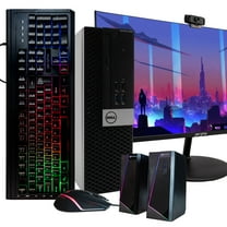 Restored Dell OptiPlex Desktop Computer PC with RGB lights, Intel i5 ...