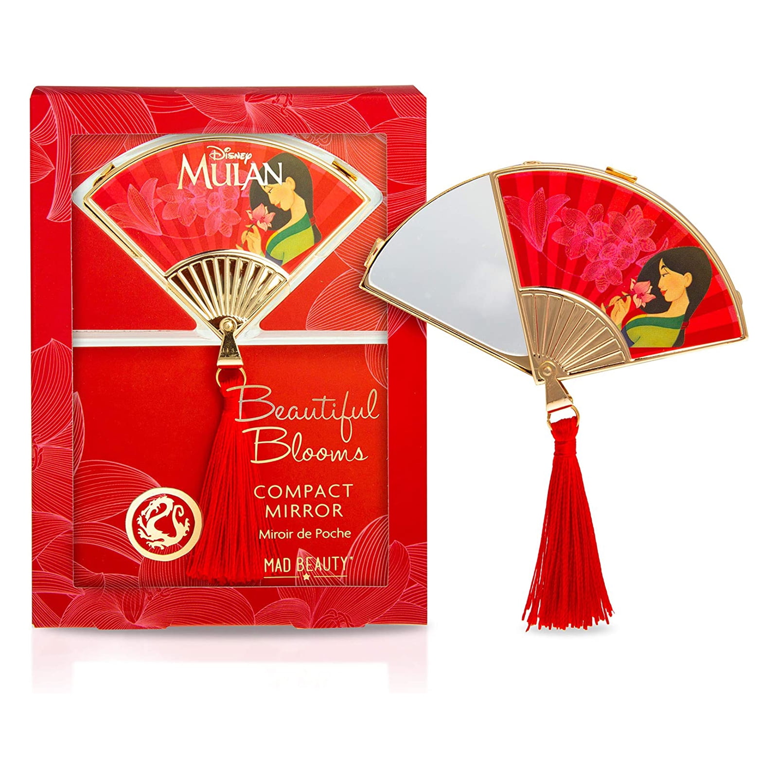 Mad Beauty Disney Mulan Fan Compact Mirror - Walmart.com