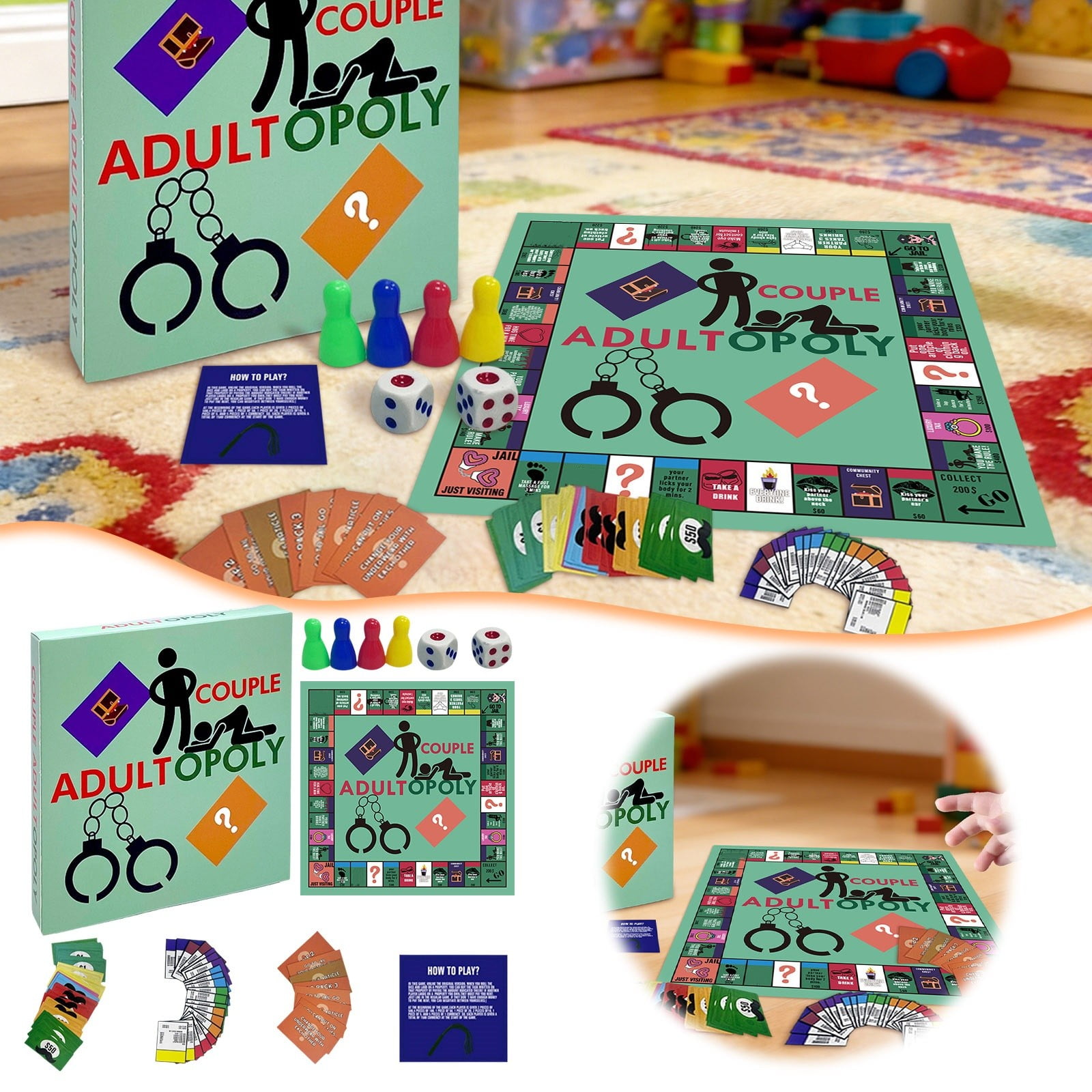 Click here for Damenming Adult Couple Game Card  Adultopoly Board... prices