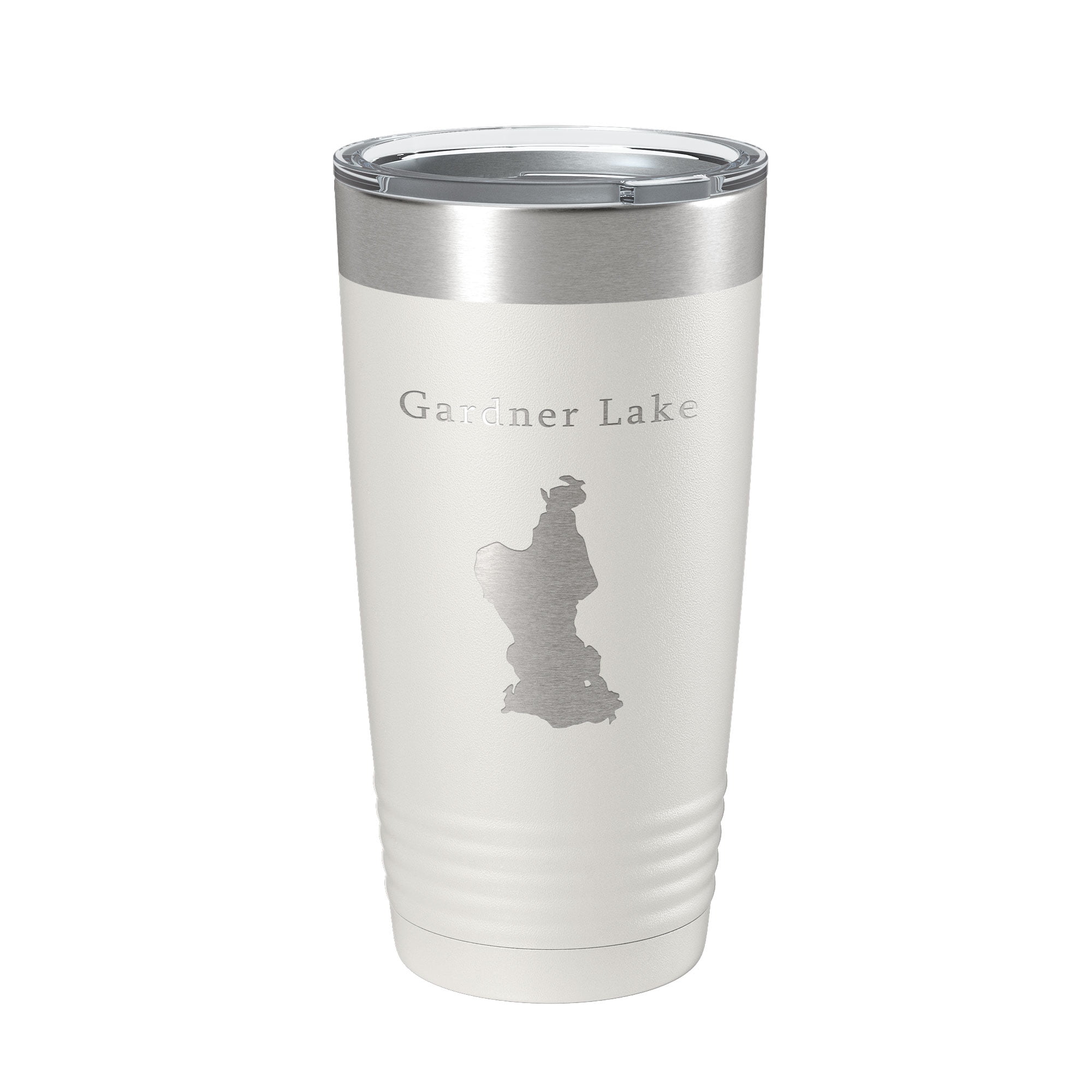 Gardner Lake Map Tumbler Travel Mug Insulated Laser Engraved Coffee Cup ...