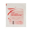 PolyMem Non-Adhesive Pad Dressing, 4 x 4 In., Pink, No Border, Square ...