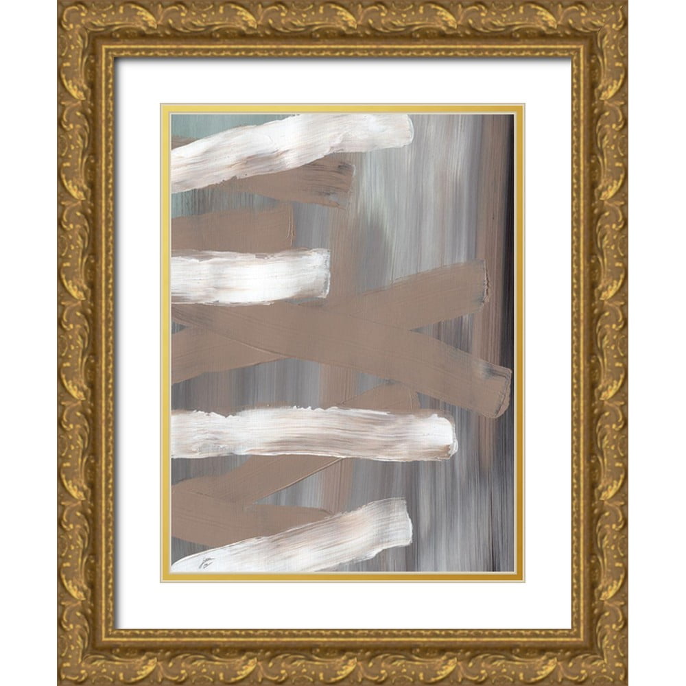 Lee, Judson 19x24 Gold Ornate Wood Framed with Double Matting Museum Art Print Titled - White ...